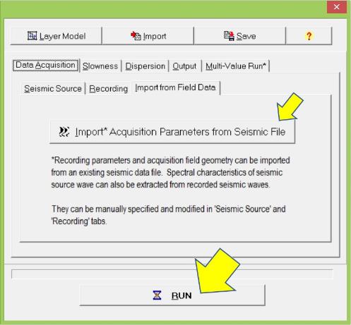 ParkSEIS-Modeling Seismic
